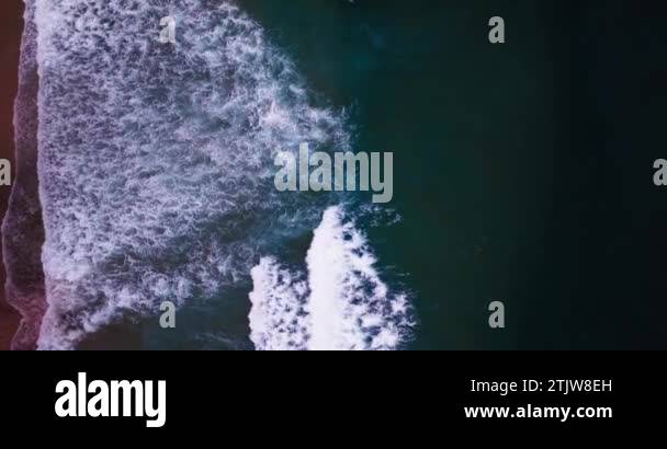 Waves sea surface background, Waves crashing Foaming and Splashing on ...