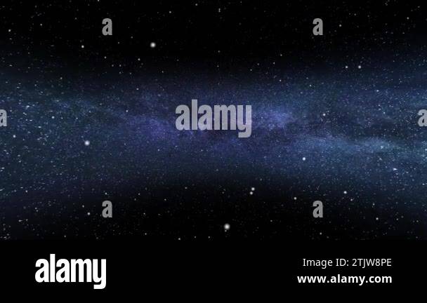 Space flight into star field birth and death star zone. 4K 3D Fly ...