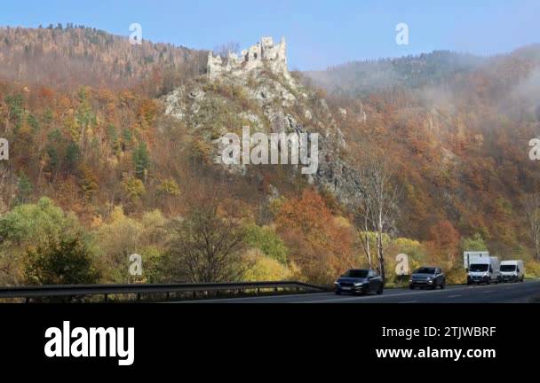 Ruins medieval castle starhrad Stock Videos & Footage - HD and 4K Video ...