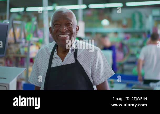 Portrait male cashier Stock Videos & Footage - HD and 4K Video Clips ...