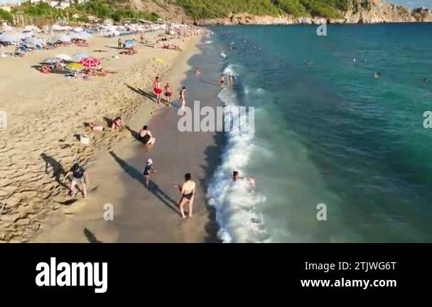 Cleopatra beach aerial view Stock Videos & Footage - HD and 4K Video ...