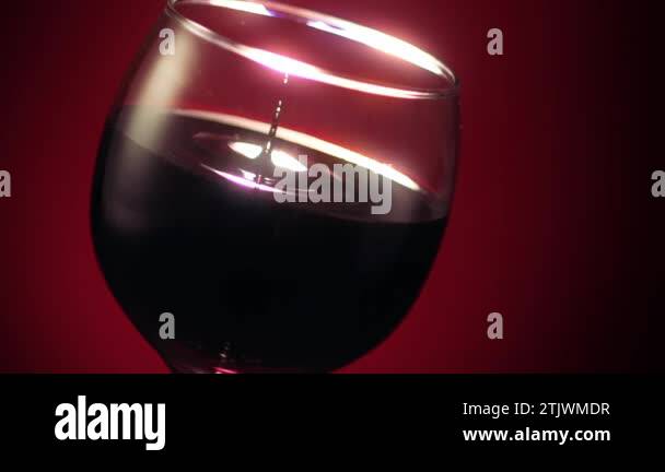 Red wine glass drop ripple Stock Videos & Footage - HD and 4K Video ...