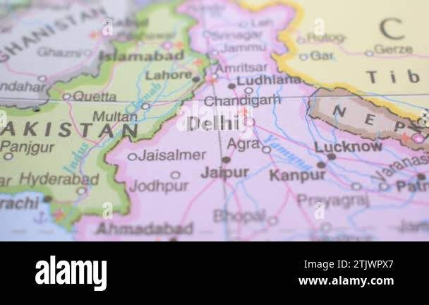 Delhi city pin on map Stock Videos & Footage - HD and 4K Video Clips ...