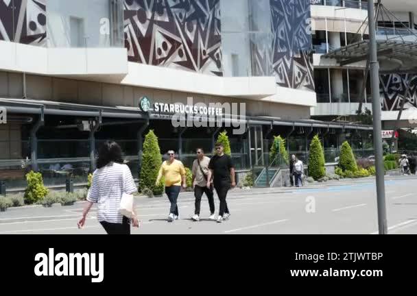 istanbul turkey 22 january 2023. starbucks coffee shop front Stock ...