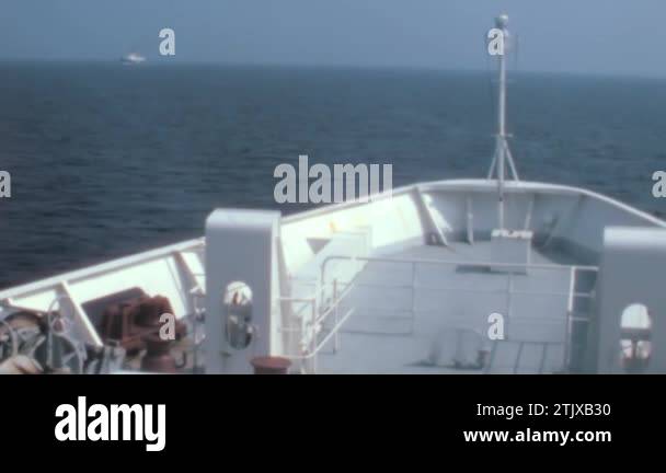 High-quality FullHD archival footage of a passenger ship cruising at ...