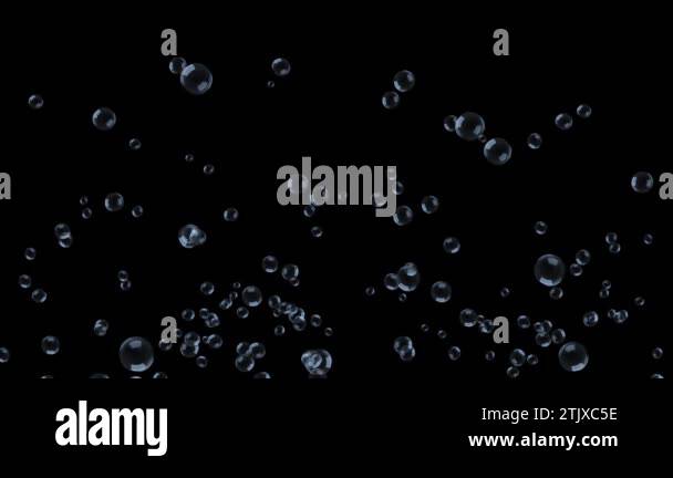 Underwater bubbles cloud Animation backgrounds. fizzing air bubbles ...