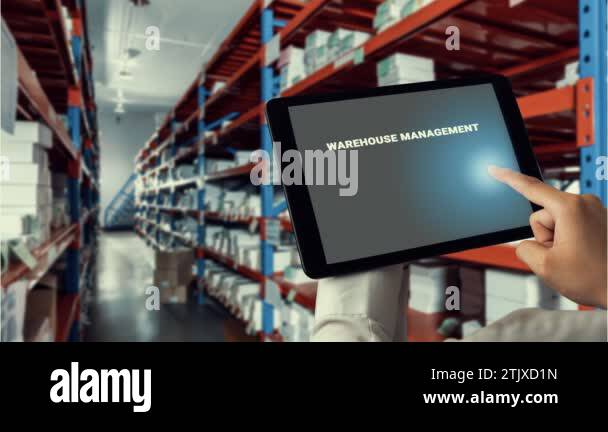 Warehouse management deft software in computer for real time monitoring ...