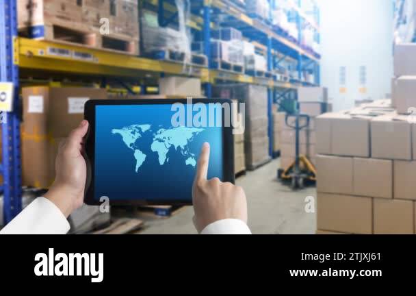 Warehouse management deft software in computer for real time monitoring ...