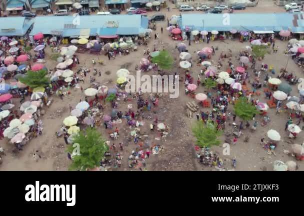 12th july 2023, Mararaba,Nassarawa state Nigeria: Drone shot of aerial ...