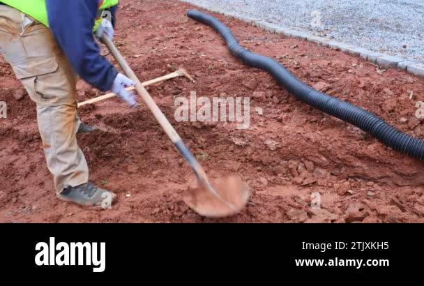 Laying drainage pipe Stock Videos & Footage - HD and 4K Video Clips - Alamy