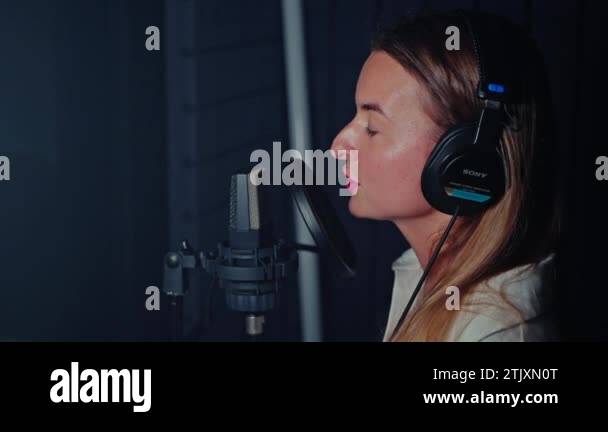 Voice actor recording studio Stock Videos & Footage - HD and 4K Video ...