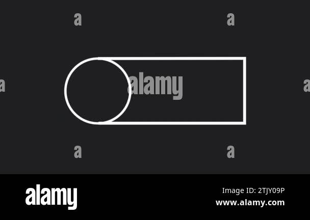 Simple stylish cable tv news channel lower third animation in 4K 60 fps ...