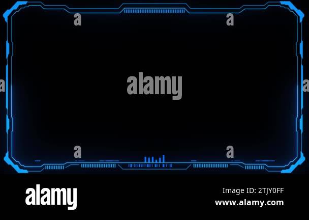 Hud Frame Digital Technology Sci-fi Frame Interface. HUD concept design ...