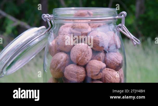 Walnuts in glass jar Stock Videos & Footage - HD and 4K Video Clips - Alamy