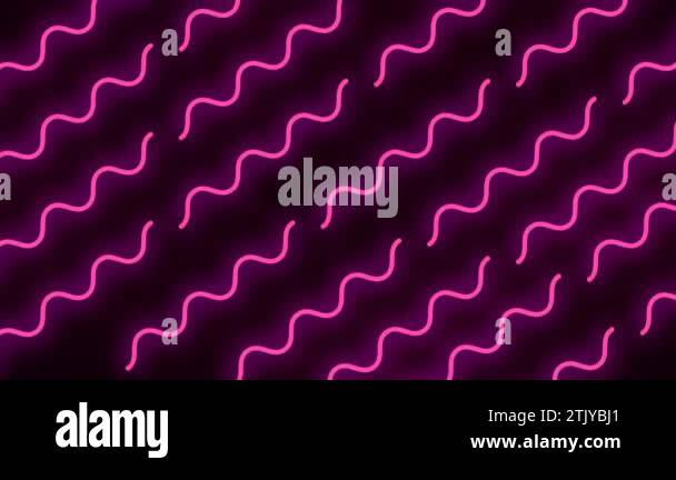 Trendy minimal style loopable zig-zag smooth line animation background ...