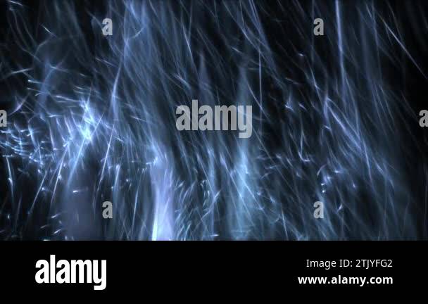 Silver swarm of rising glowing particle light streaks. Festive shiny ...