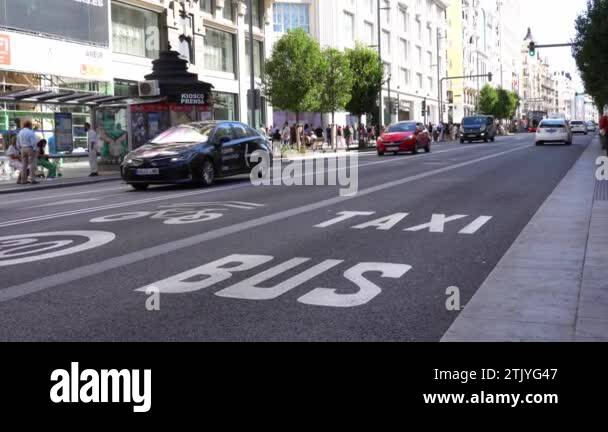 Bus and taxi lane Stock Videos & Footage - HD and 4K Video Clips - Alamy
