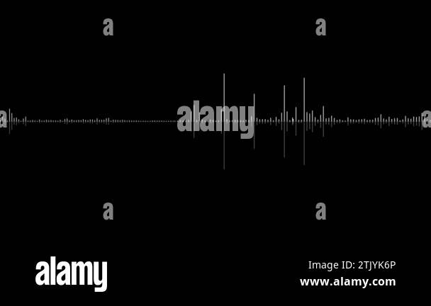 4K Music equalizer, audio waves or sound frequency in lines. equalizer ...