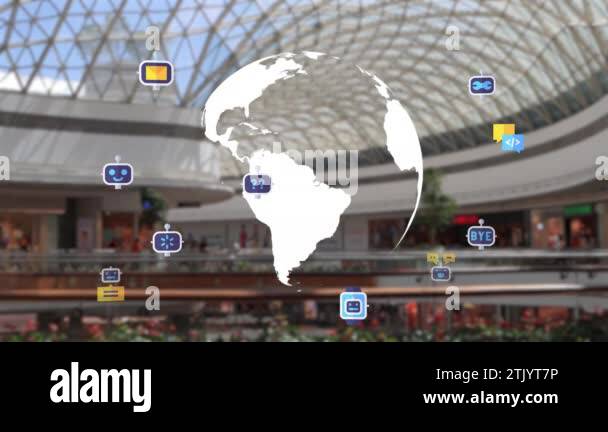 working with chat gpt bot AI online, connecting with AI and using a chat GPT. IT engineer ...