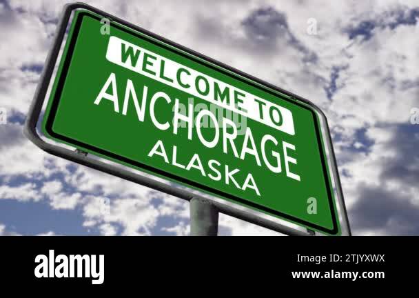 Anchorage welcome sign alaska Stock Videos & Footage - HD and 4K Video ...