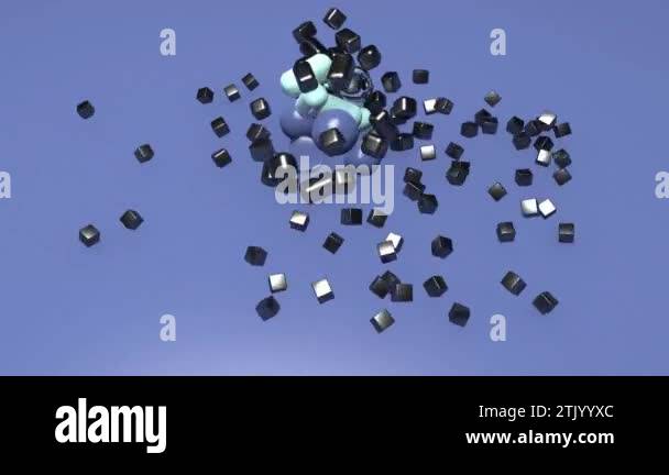 Dive into a mesmerizing world of abstract 3D animation awash in ...