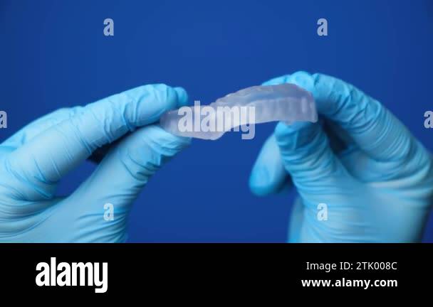 Dental transparent plastic mouthguard, splint for the treatment of ...