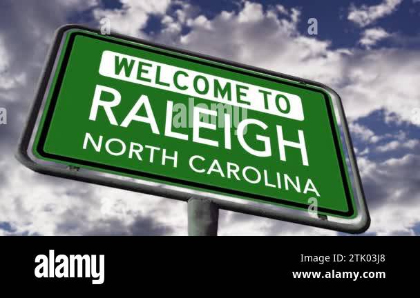 Raleigh road sign Stock Videos & Footage - HD and 4K Video Clips - Alamy