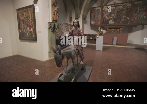 Bayerisches Nationalmuseum In Munich, Bavaria, Germany January 10, 2023. Interior Bavarian ...