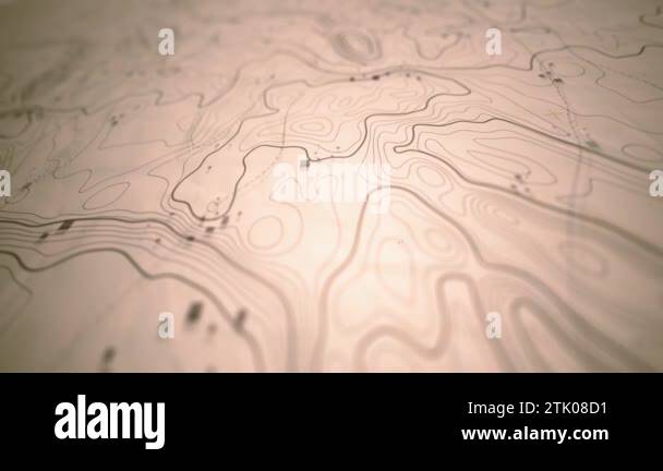 3d Topographic Map Exploration Background/ 4k animation of a 3d ...