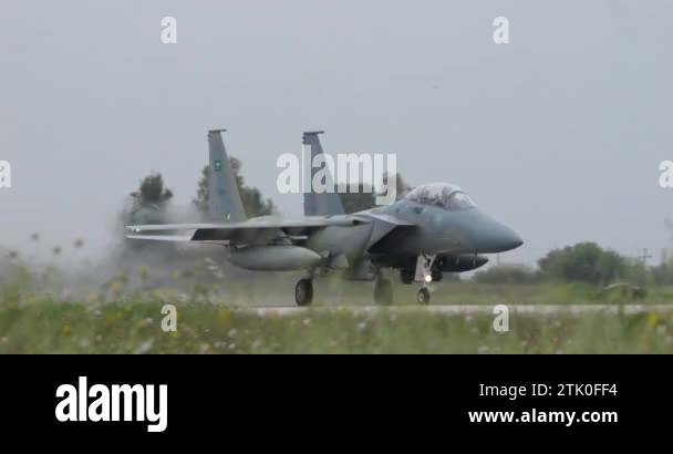 McDonnell Douglas F-15 Eagle fighter jet of Saudi Arabia Air Force ...