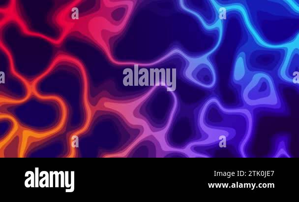 Abstract animated contour topographic contour map. Moving waves on a ...