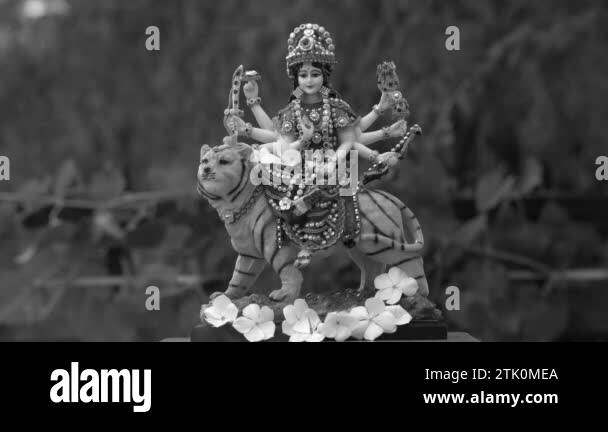 Goddess Durga in Happy Durga Puja Subh Navratri. Happy Navratri ...