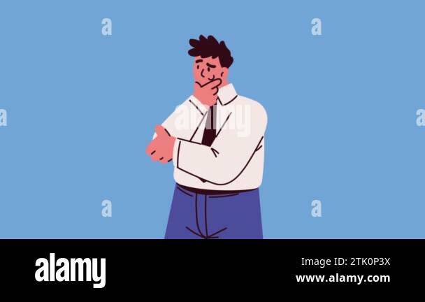 Thinking character Stock Videos & Footage - HD and 4K Video Clips - Alamy