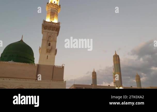 People are Praying at Masjid Nabvi AL Haram at Madinah City of Saudi ...