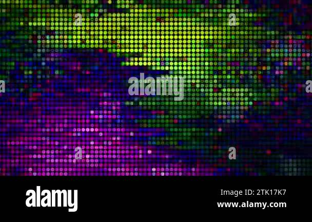 Transforming screen noise vhs computer error imitation, neon sci-fi ...