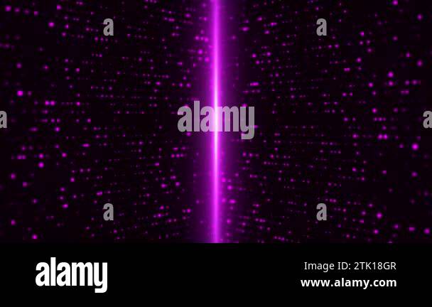 Technological background. Movement of abstract particles. Abstract ...