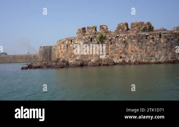 Sindhudurg Fort built by Chhatrapati Shivaji Maharaj in the center of ...