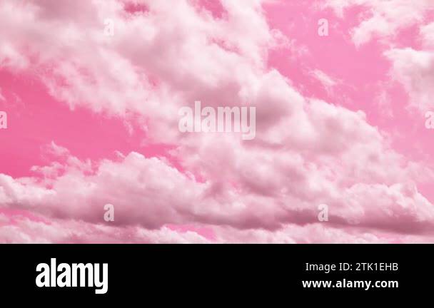 pink clouds timelapse video.pink sky background. Pale pink clouds in a ...