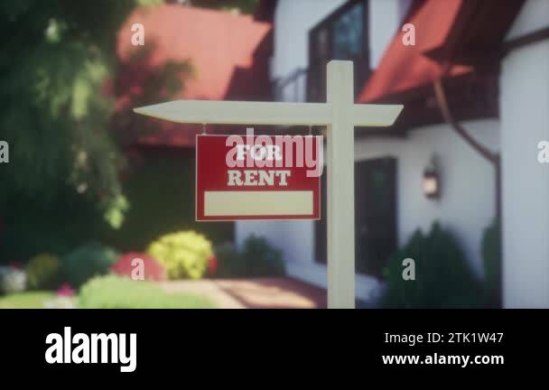 For rent sign front house Stock Videos & Footage - HD and 4K Video ...