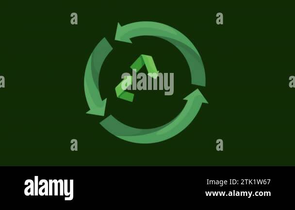 Recycle arrows symbol ecology Stock Videos & Footage - HD and 4K Video ...