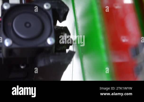 3d Printer Printing Prototype From Molten Plastic Process Of Creating Prototype Model On 3d