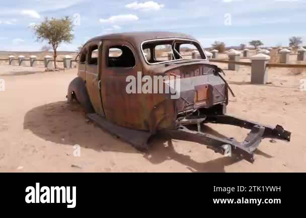 Car wreck in desert solitaire Stock Videos & Footage - HD and 4K Video Clips - Alamy