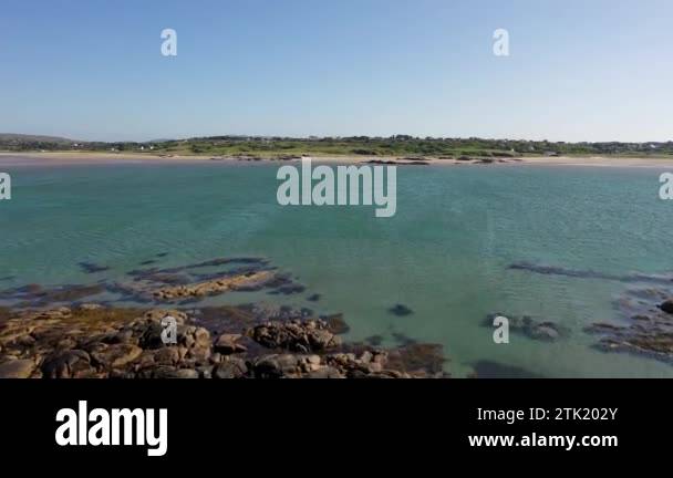The beautiful Atlantic ocean between Kincasslagh and Cruit Island ...