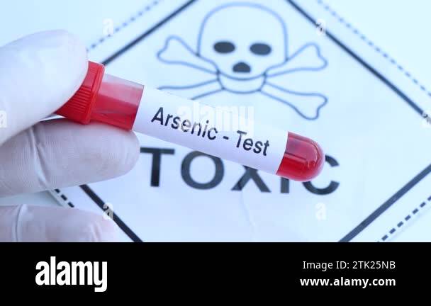 Arsenic test to look for abnormalities from blood, blood sample to ...