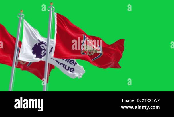 London, UK, July 18 2023: Arsenal Football Club and Premier League ...