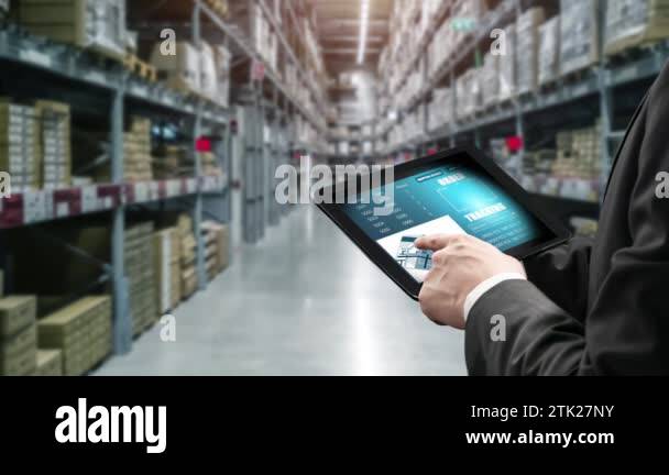 Warehouse management deft software in computer for real time monitoring ...