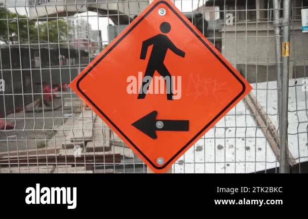 Diversion sign arrow pointing left Stock Videos & Footage - HD and 4K ... Diversion sign arrow pointing left Stock Videos & Footage - HD and 4K ...