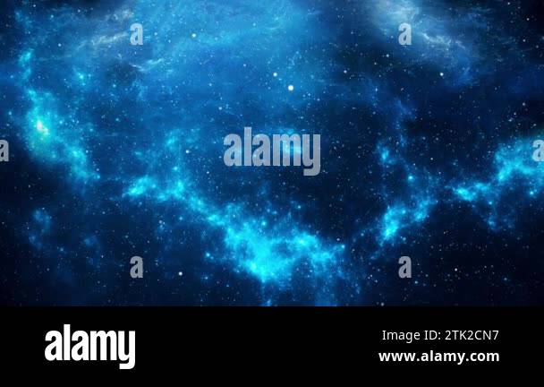 4K 3D Deep space galaxy with stars dust particles the universe Nebula ...