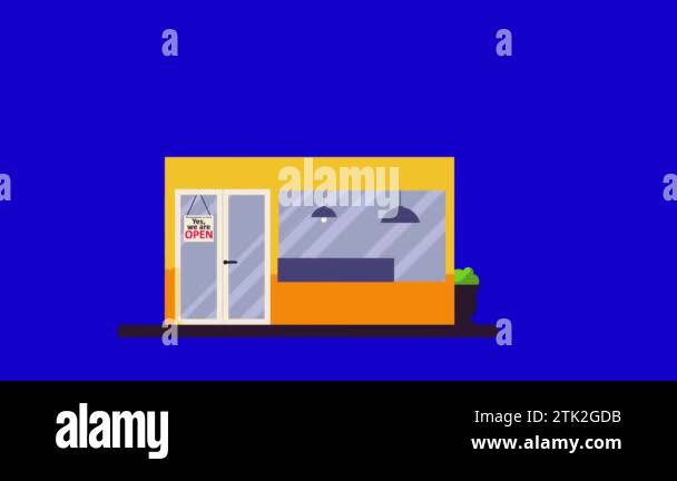 House Before and After Presentation on Green Screen. Old Building vs ...