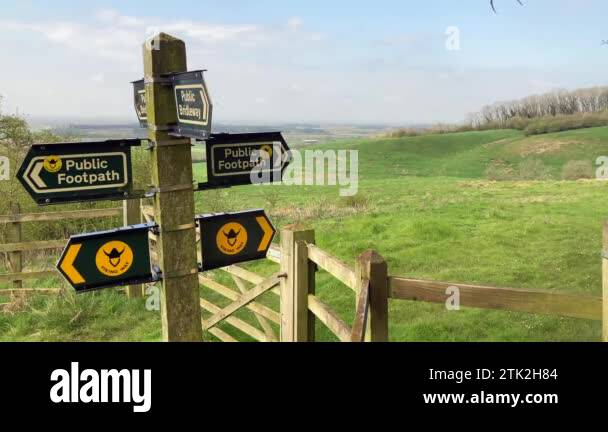 Footpath trail sign direction Stock Videos & Footage - HD and 4K Video ...